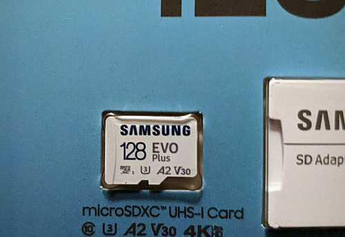 MicroSD Samsung Evo Plus 128 Гб, MB-MC128KA/EU