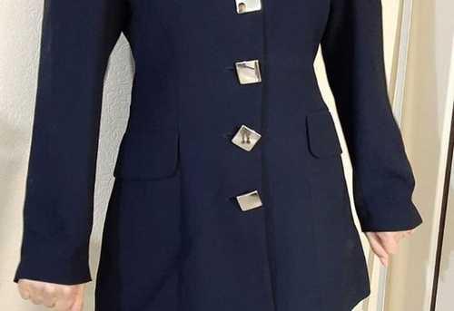 Пиджак женский тёмно-синий 44 размер