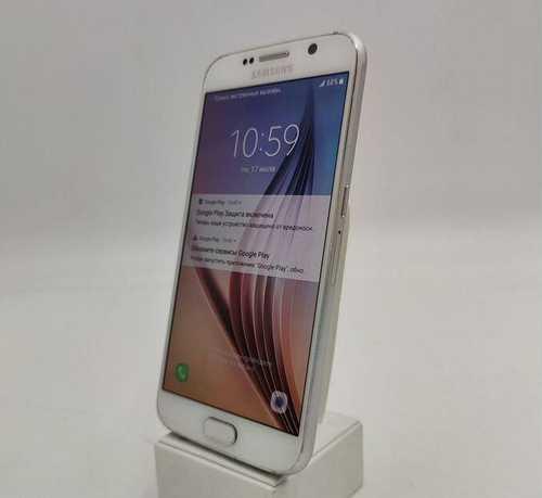 Смартфон Samsung Galaxy S6 SM-G920F, 32 гб, белый