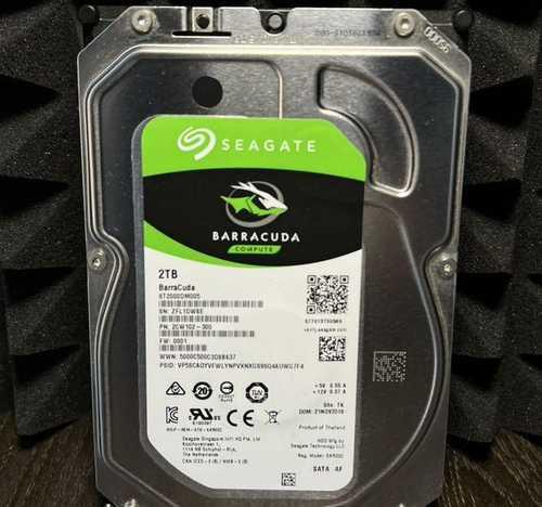 Жесткий диск seagate barracuda 2 тб