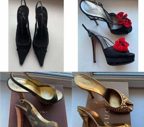 Босоножки Casadei,Gucci,Giuseppe zanotti