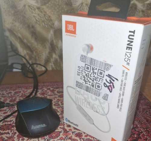 Беспроводные наушники jbl tune 125bt