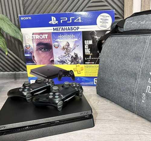 Игровая приставка PS4 slim 1tb