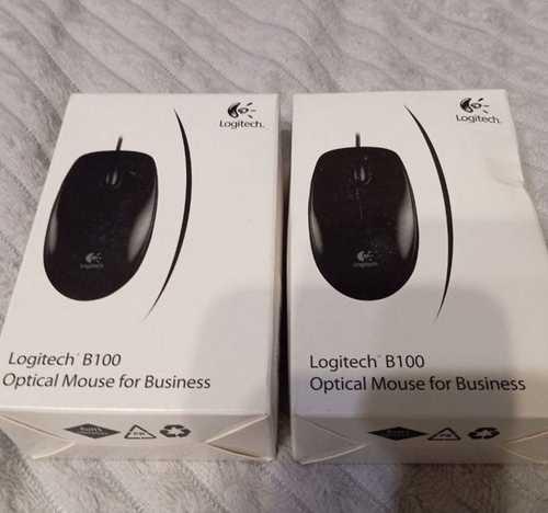 Мышь оптическая Logitech B100