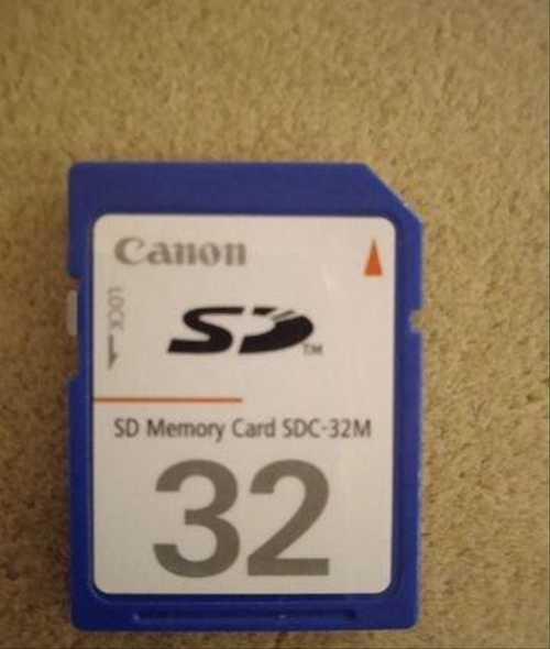 Карта памяти Canon SD