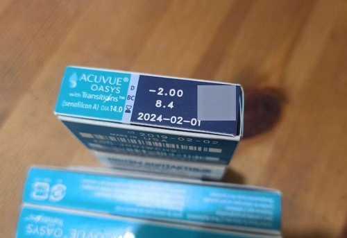 Линзы acuvue oasys transitions