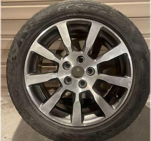 Диски r18 5x120, c летней резиной kumho 245х50