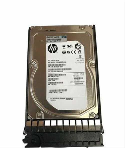 Жесткий диск HP 3Tb MB3000ebkab 657583-B21 sataiii