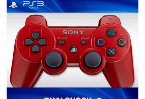 Геймпад red Sony DualShock 3 PS3 (красный)