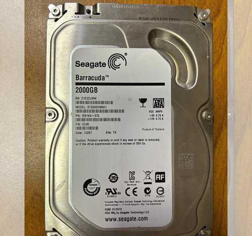 Жесткий диск Seagate Barracuda 2 тб ST2000DM001