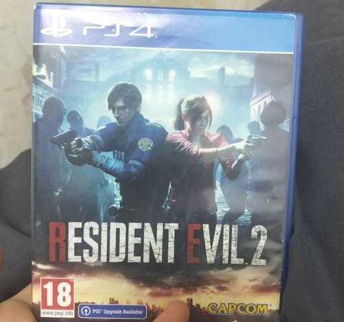 Диски на ps4 resident evil2