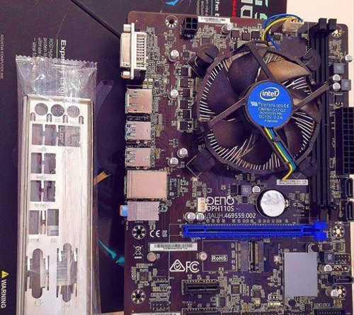 Microatx H110S + Celeron G3900 2 ядра