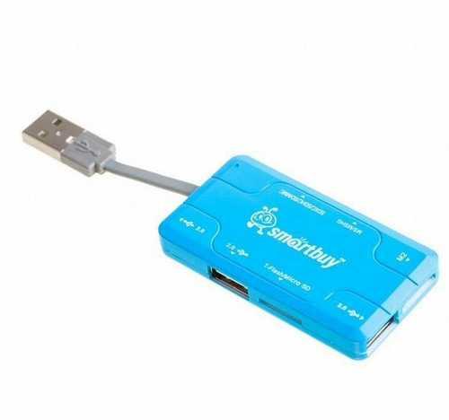 Картридер   usb hub Smartbuy