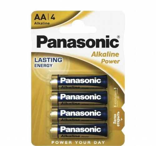 Батарейка Panasonic Power LR6 AA BL4 Alkaline 1.5V (4/48/240)