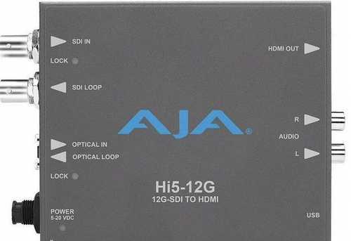 Видеоконвертер AJA Hi5-12G 12G-SDI в hdmi 2.0