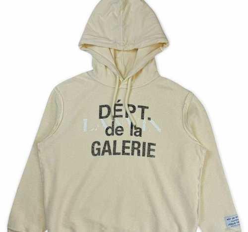 Худи Gallery Dept x Lanvin Cotton Hoodie Beige