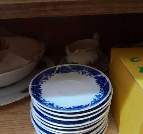 Чайный сервис голубой лук