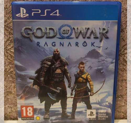 God of war ragnarok ps4 диск