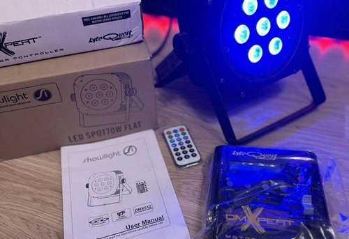 Прожектор RGB Showlight LED Spot70W Flat dmxpert