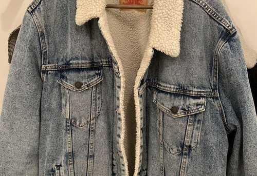 Джинсова куртка Levis sherpa XXL