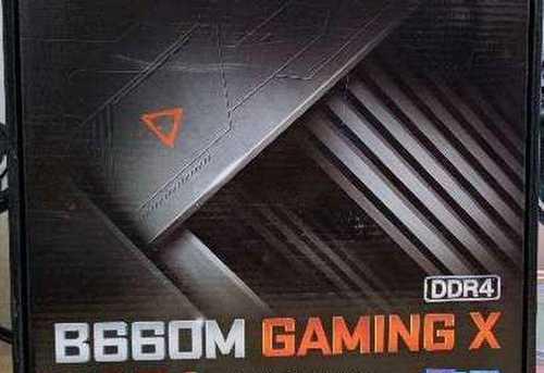 Материнская плат gigabyte B660M gaming X DDR4