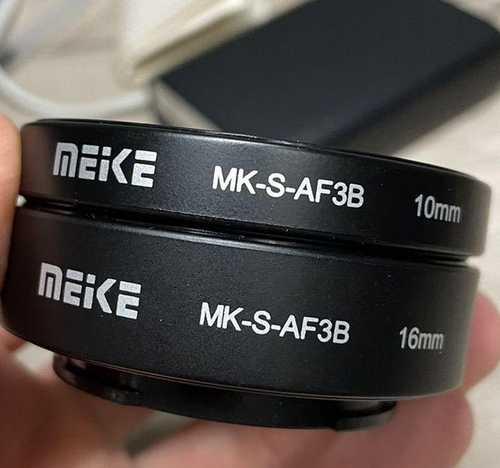 Макрокольца автофокусные Meike MK-S-AF3B для Sony