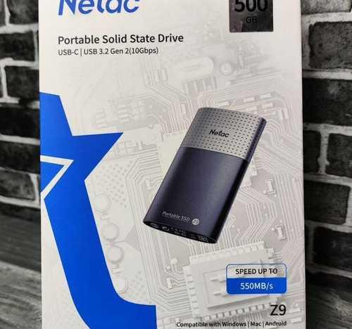 Внешний SSD Netac Z9 500Gb
