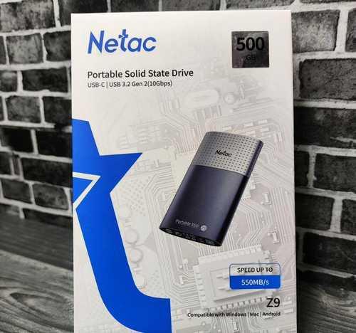 Внешний SSD Netac Z9 500Gb