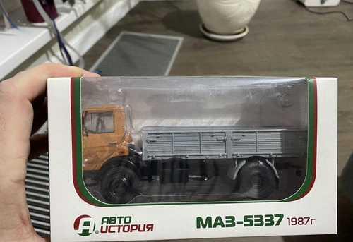 Модель грузовика маз 5337 авто история 1:43 СССР