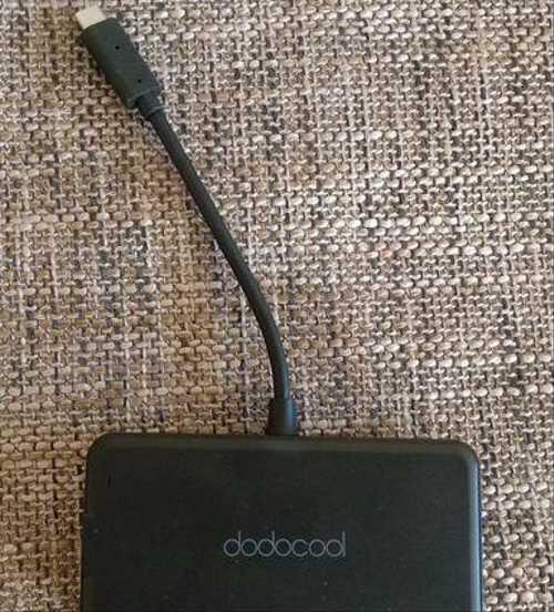 Адаптер Dodocool DC-35 (VGA, hdmi, LAN, USB б/у)