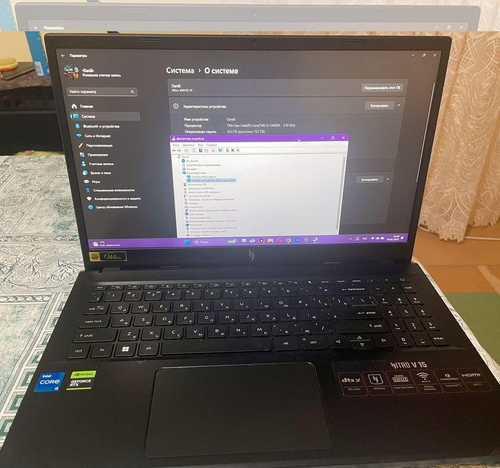 Ноутбук acer nitro v15