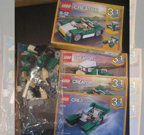 Lego Creator 3 в 1 Зеленый кабриолет (31056)