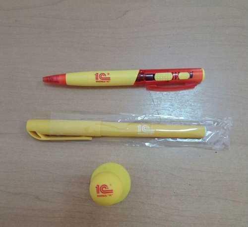 Ручки шариковые брендированные 1С