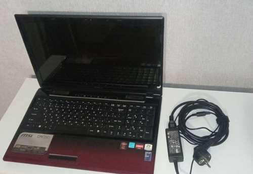 Ноутбук msi cr650(ms-16gn)