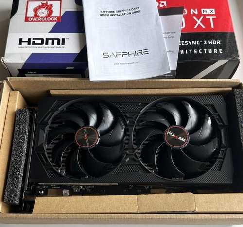 Видеокарта Radeon RX5500 XT 8G Sapphire pulse OC