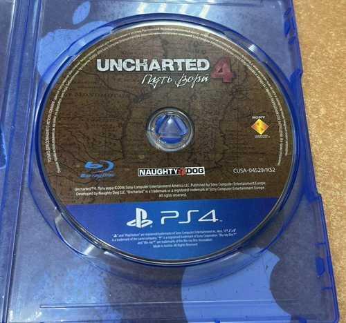 Игра uncharted 4 PS4