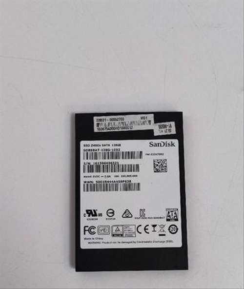 Диск SSD 2.5" SATA 128GB SanDisk Z400s (TR)