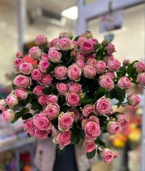 Розы кустовые:Цветы с доставкой