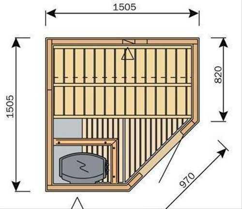 Сауна для дома Harvia Variant S1515R
