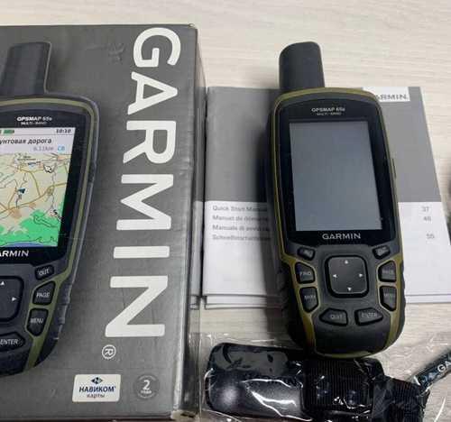 Навигатор Garmin GPSmap 65S Полный комплект