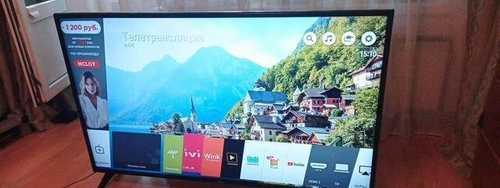 LG 43UJ630-4K UHD,Smart TV,Wi-Fi,HDR, DVB-T2,109см