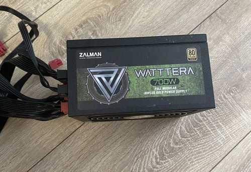 Модульный блок питания zalman Watttera 700w