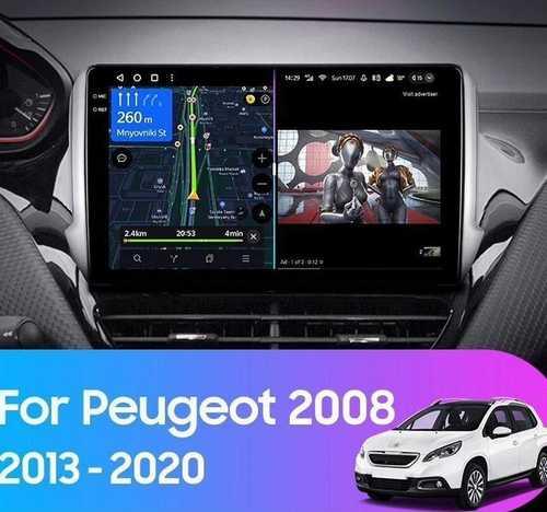 Магнитола для Peugeot 2008 Teyes CC3 2k 6/128