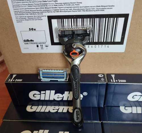 Кассеты gillette fusion proglide