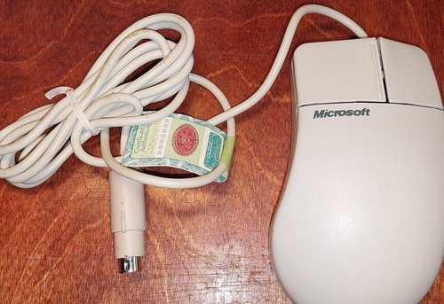 Мышь шариковая Microsoft
