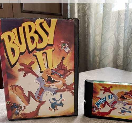 Bubsy II Sega картридж стародел биг бокс