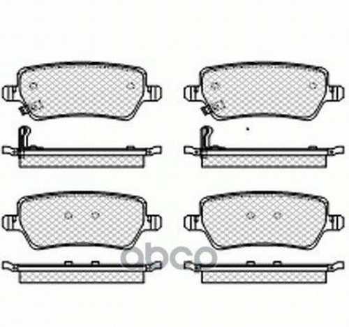 ADB32189 allied nippon Колодки тормозные chery