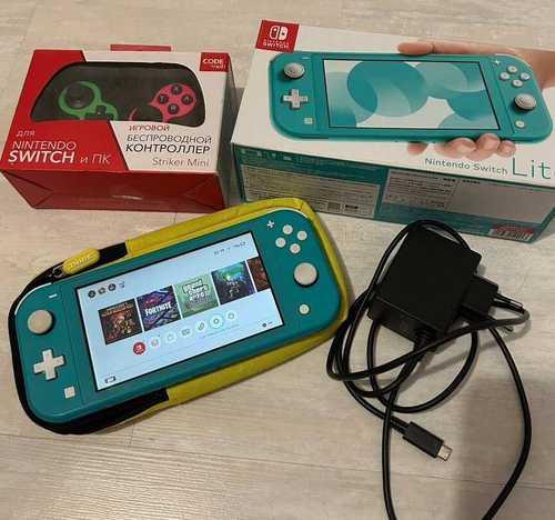 Nintendo Switch Lite с играми