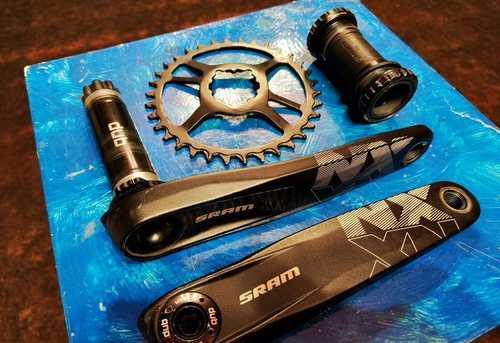 Шатуны и каретка Sram NX Dub 175mm