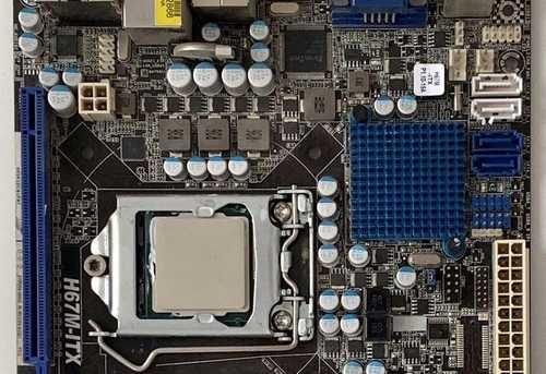 Материнская плата LGA 1155 + Процессор i3 2120